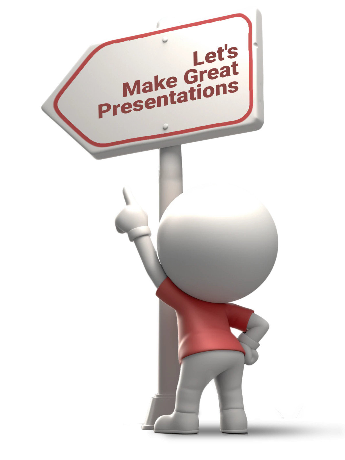 street sign stick figure custom