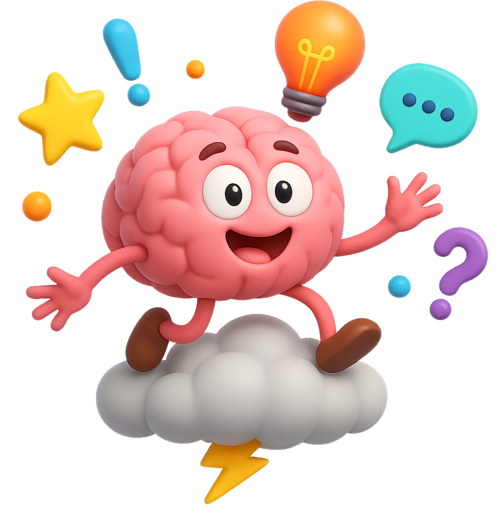 Brain Storm Cloud - A Presentation Clipart