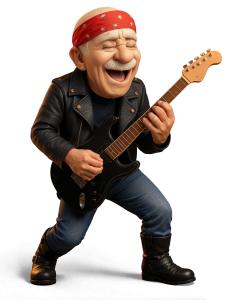 Senior Rockstar Animation Clip | 3D Animated Clipart for PowerPoint ...
