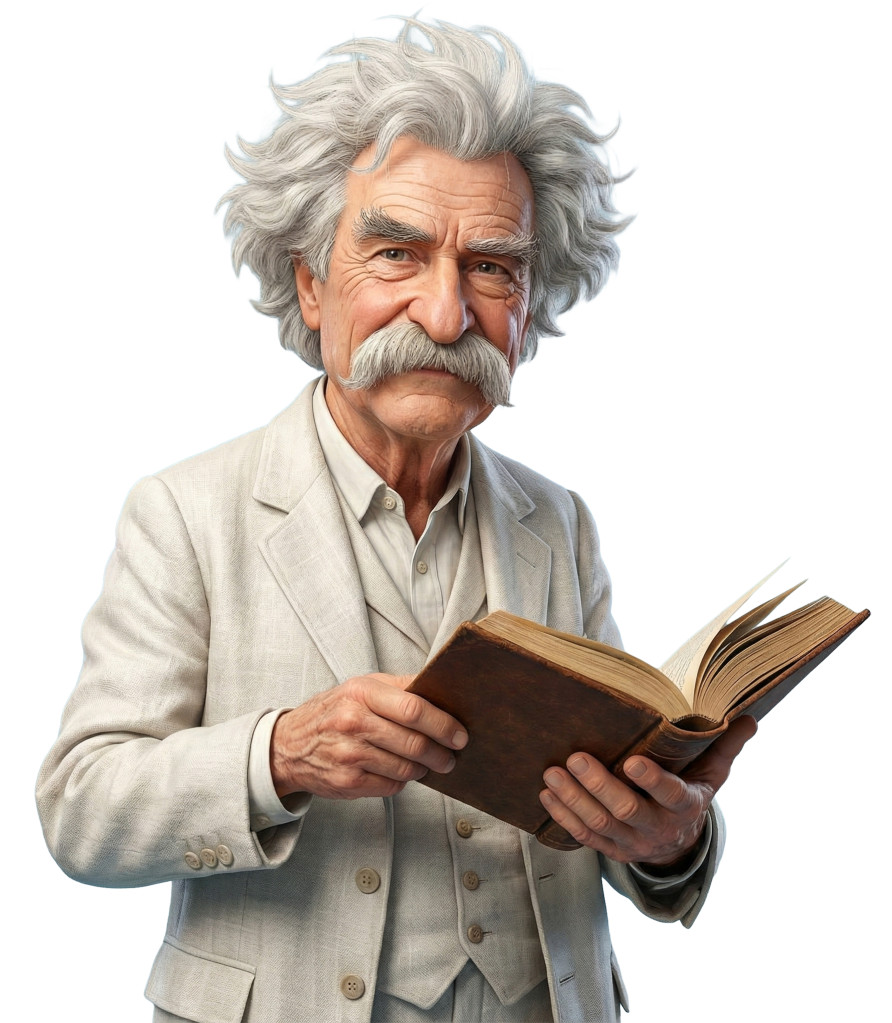 Mark Twain - A Presentation Clipart