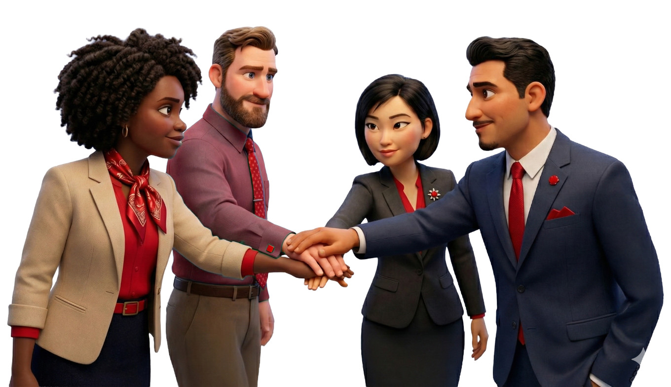 Team Business Huddle Clipart Clipart For Powerpoint