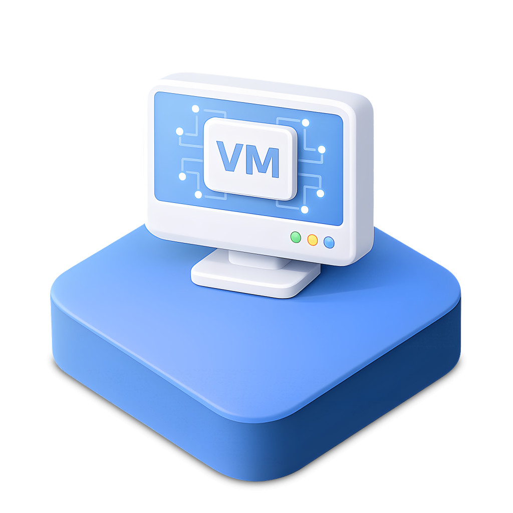 Virtual Machine Node Icon - A Presentation Clipart