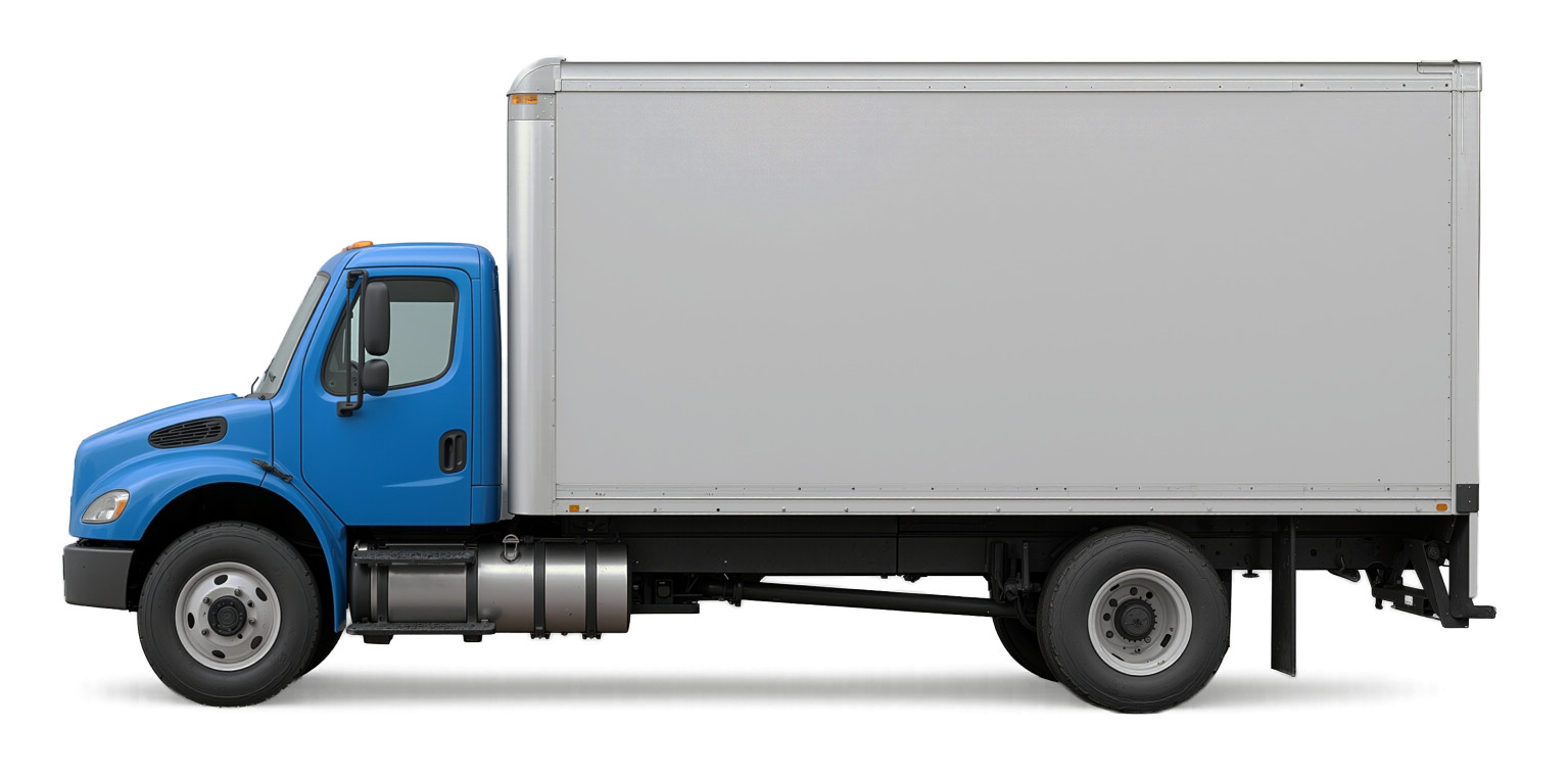 Heavy Duty Delivery Truck - A Presentation Clipart