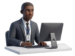 Businessman Computer Animation - Presentation Animation