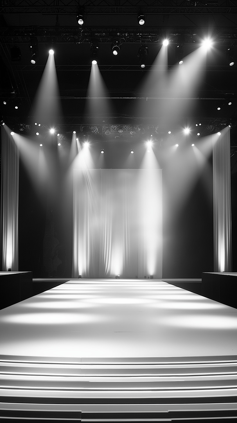 Elegant Stage Lighting - A Presentation Background