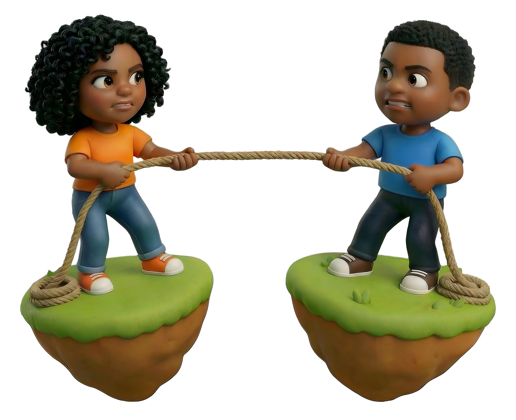 Conflict And Competing Forces Visual Metaphor Clipart