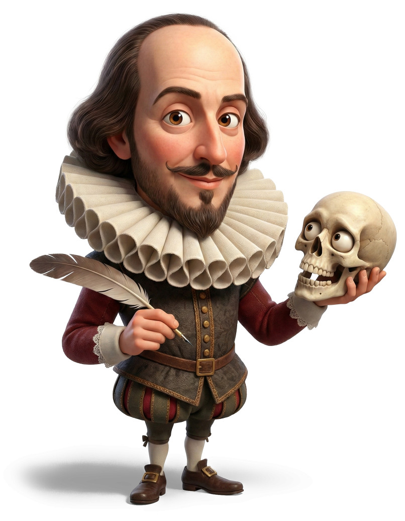 William Shakespeare - Presentation Clipart