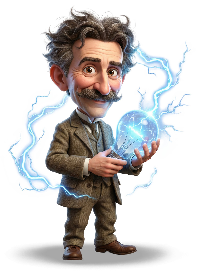 Nikola Tesla - A Presentation Clipart