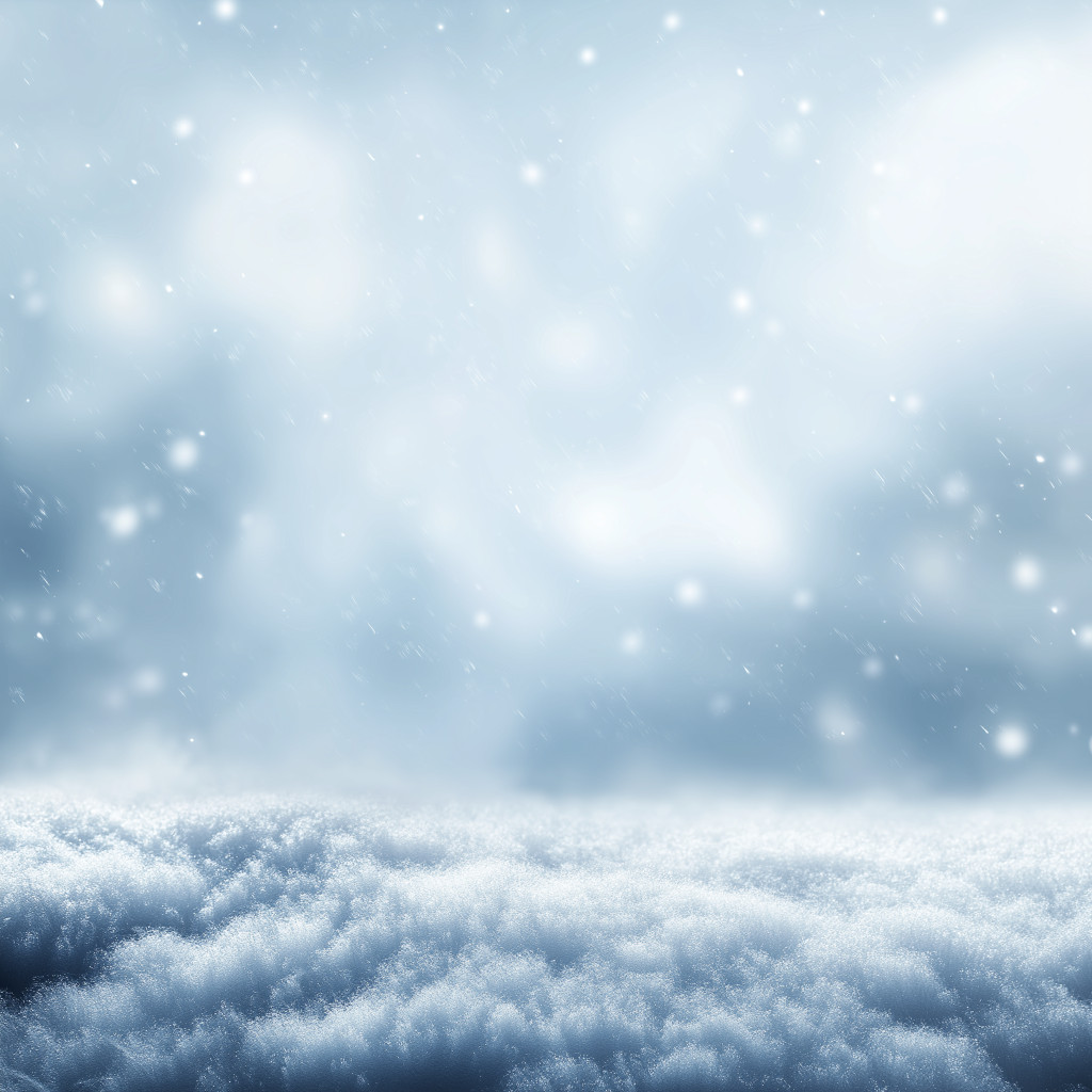 Snowy Background Serenity - A PowerPoint Background