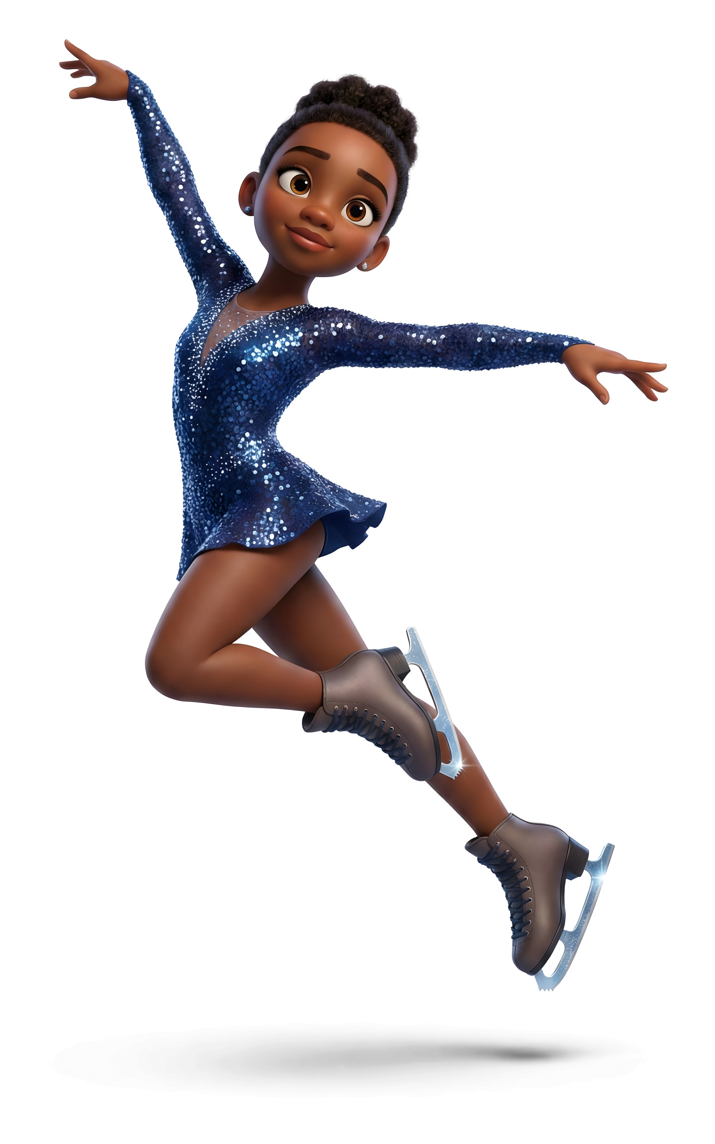 Figure Skater Female PPT Clipart