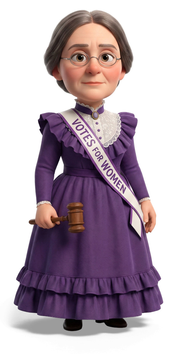 Susan B Anthony PPT Clipart