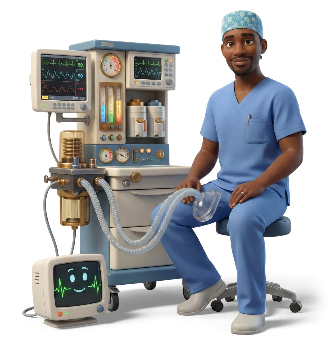 Anesthesiologist Healthcare Clipart for PowerPoint