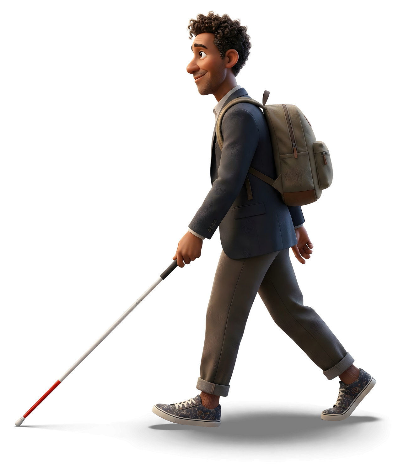 Businessman Walking Work Clipart for PowerPoint