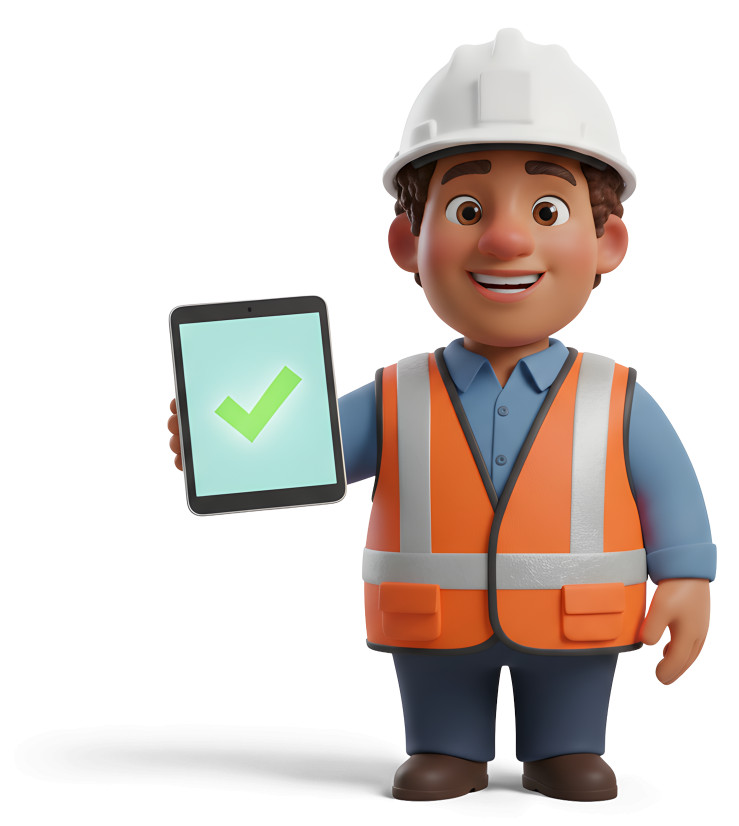 Saftey Checker Clipart for PowerPoint