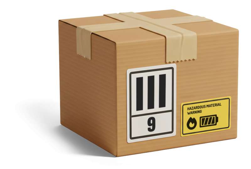 Hazardous Material Shipping Box Ppt Clipart