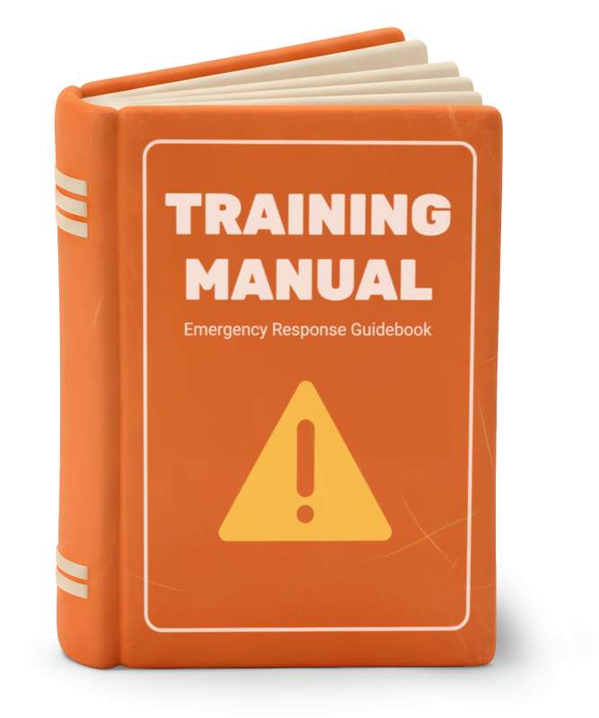 Training Manual Emergency Guide Presentation Clipart