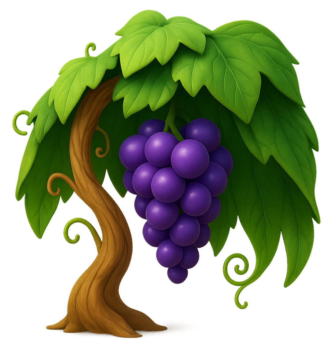 Giant Grapevine Curtain Clipart for PowerPoint