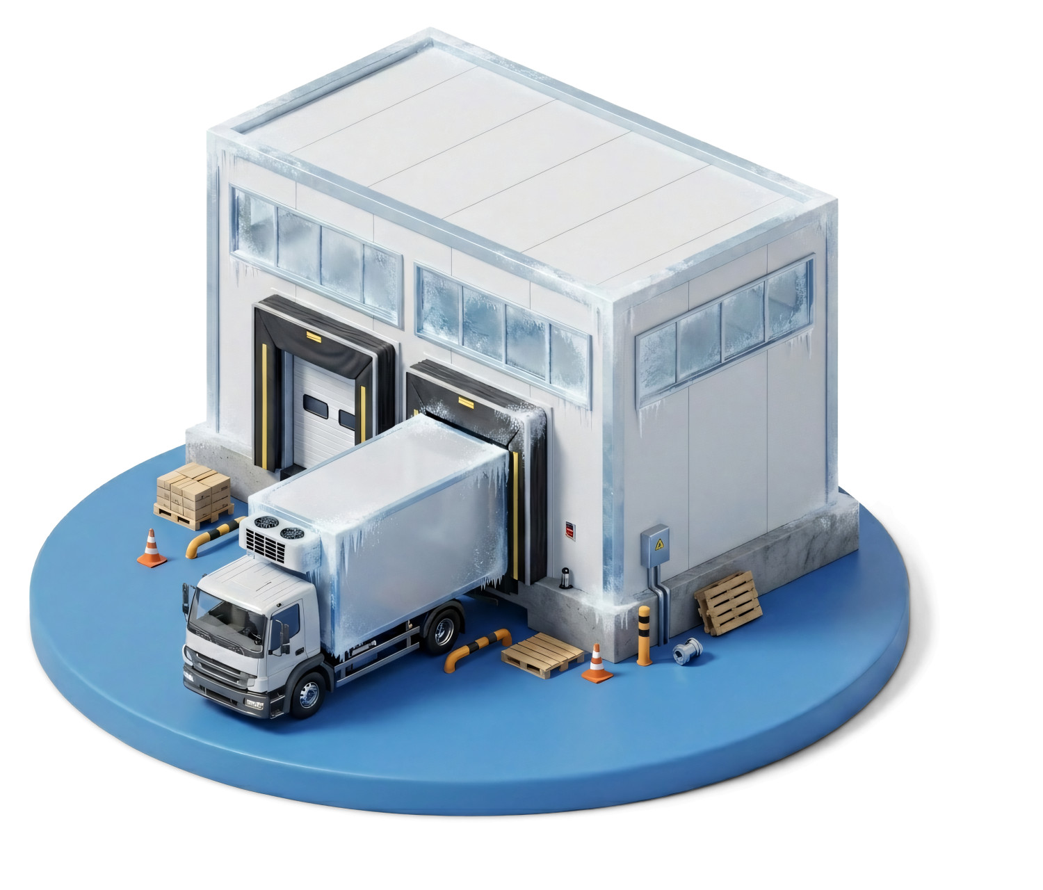 3D Cold Storage Asset for Corporate Presentations