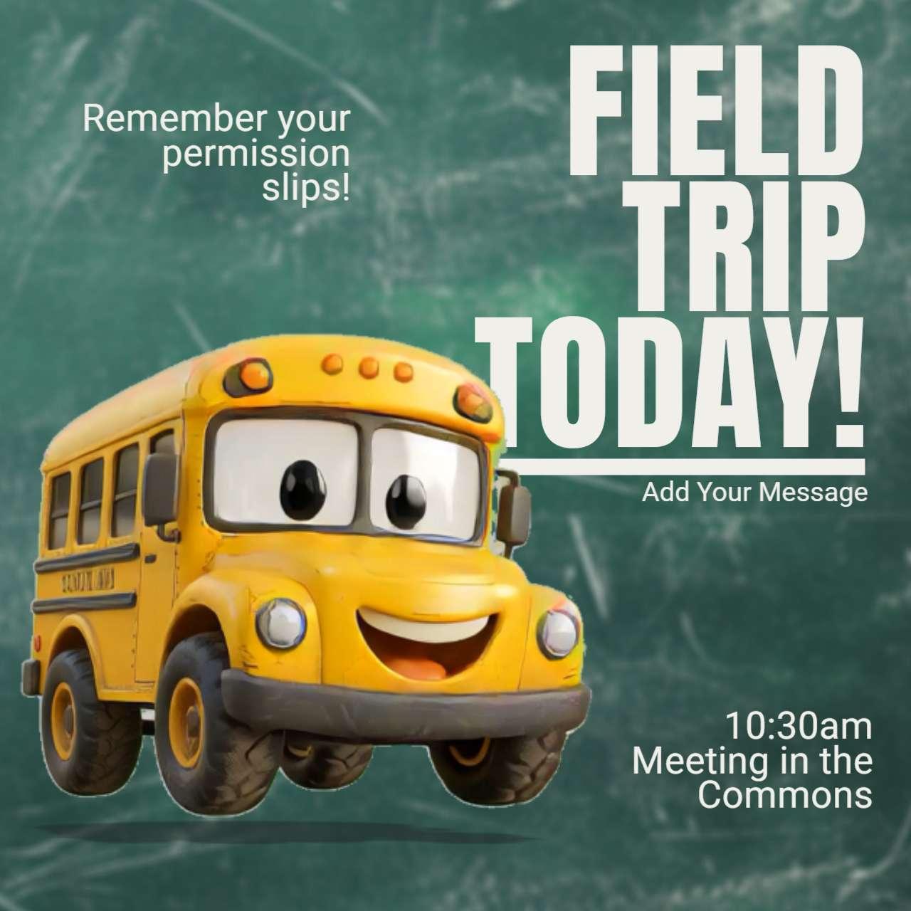 School Bus Video Background - A Presentation Background Video