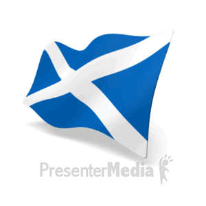 Scotland Flag Animation