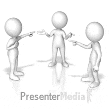 Stick Figures Accusing - 3D Figures - Great Clipart for Presentations ...
