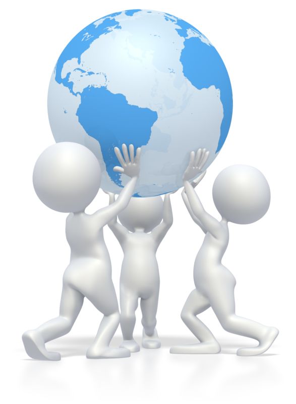 Free Presentation 3d Clipart Teamwork