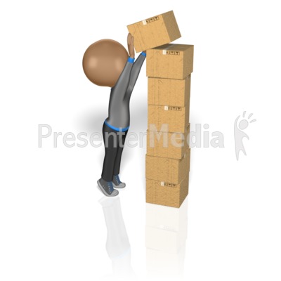 Stick Figure Stacking Boxes - 3D Figures - Great Clipart for ...