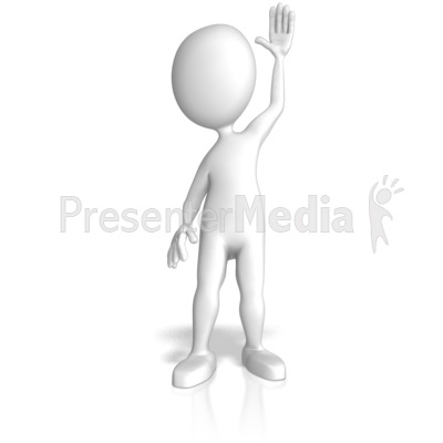 Stick Figure Raising Hand - Presentation Clipart - Great Clipart for ...