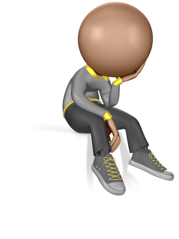 Animated Man Sitting