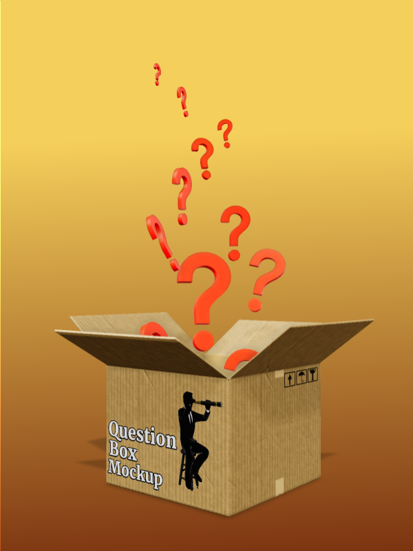 Questions Sign Clipart Box