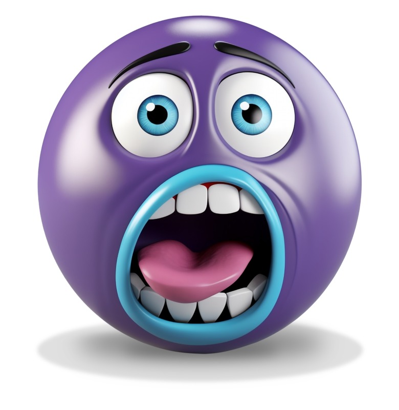 Worried Face Emoji Clipart