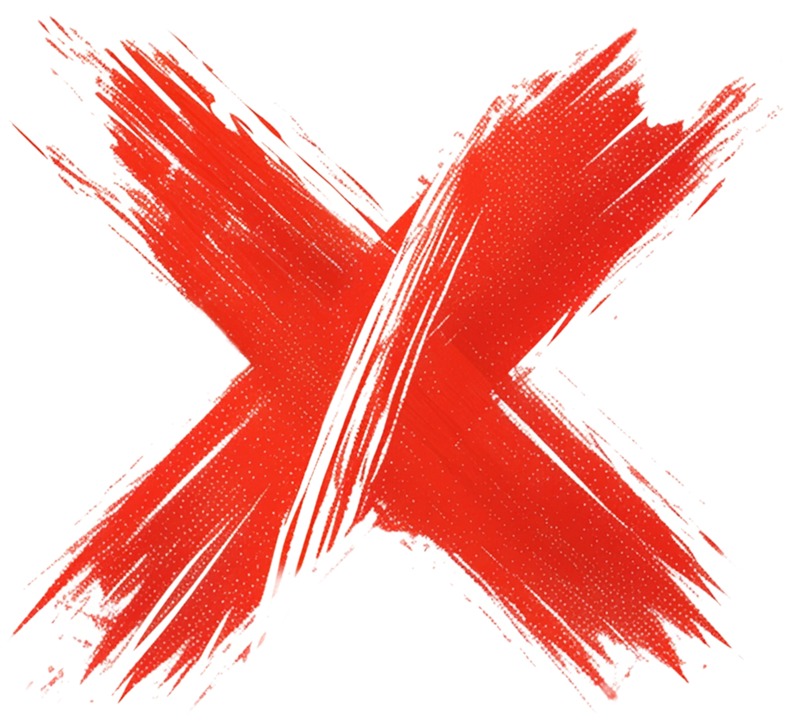 X Mark Clipart