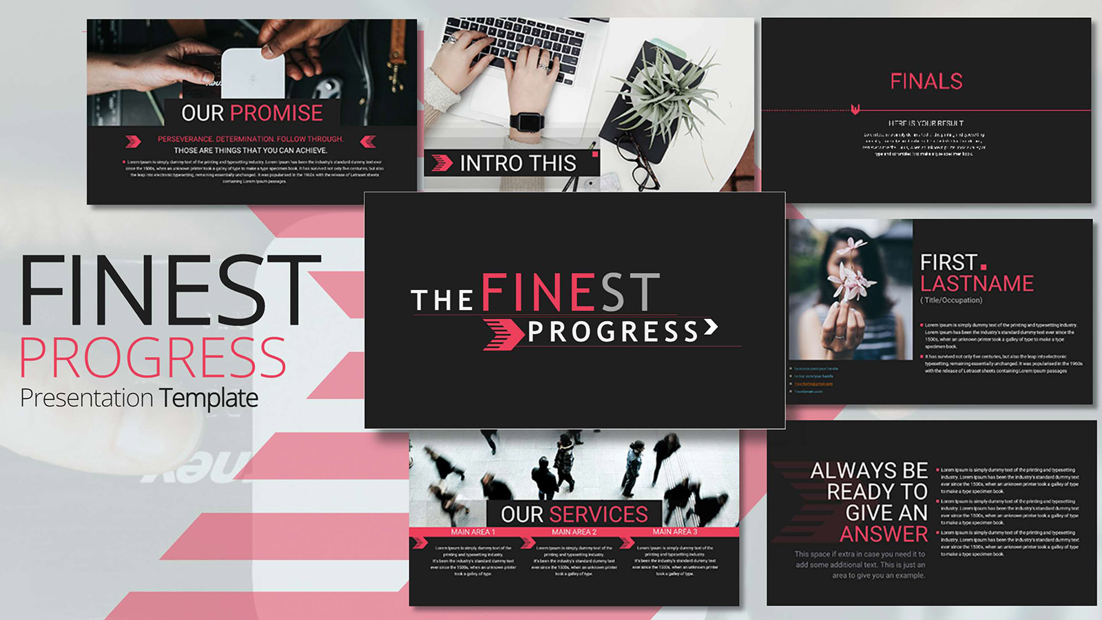 Finest Process PowerPoint Template with Timelines