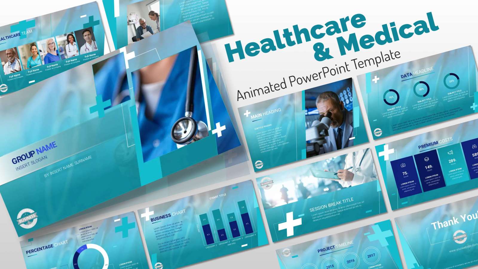 Healthcare & Medical - Animated PowerPoint Template