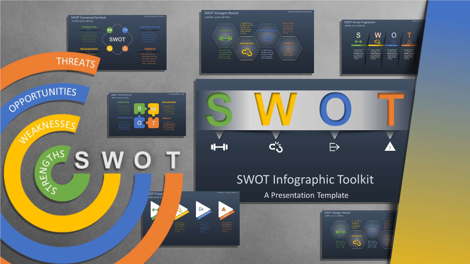 Animated Polygon Infographic Powerpoint Template