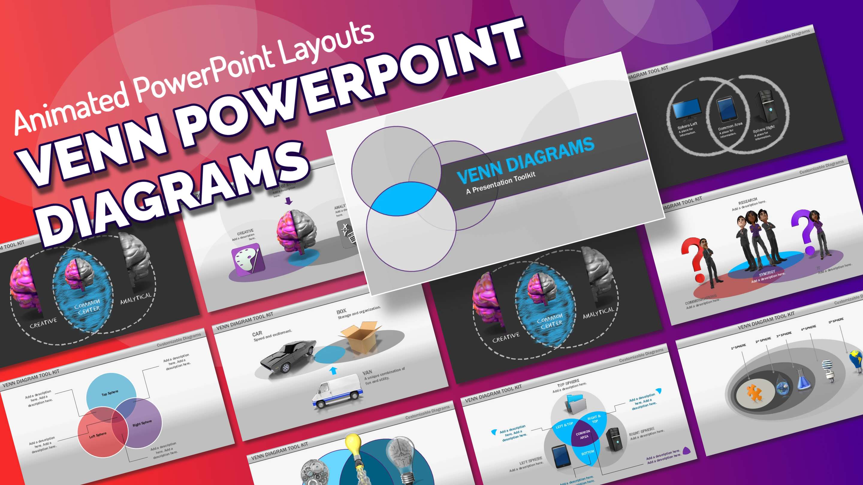 Venn Diagram PowerPoint Template | PPT Toolkit