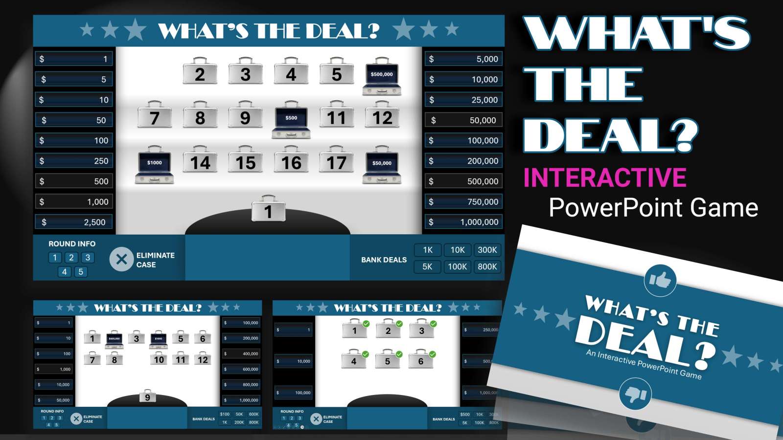 What's the Deal - Gameshow | Interactive PowerPoint Template